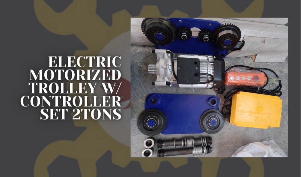 Electric Motorized Trolley w Controller Set 2Tons, Commercial ...