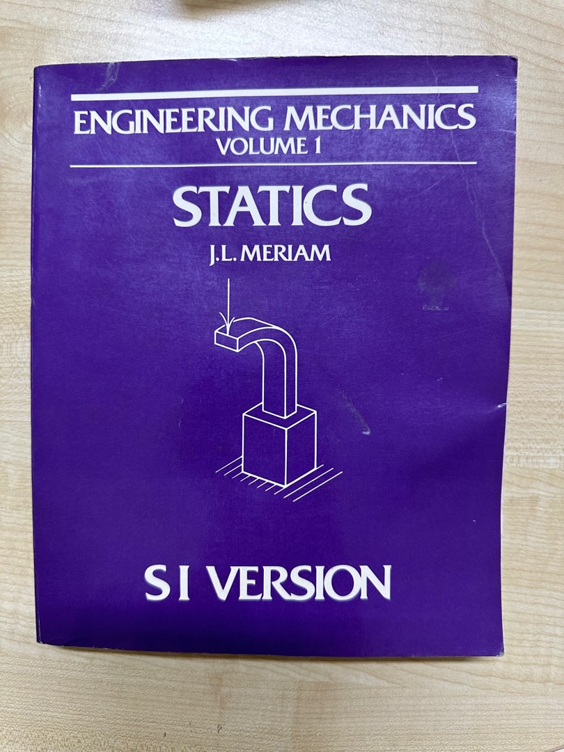 Engineering Mechanics Volume 1: Static (SI Version) - Textbook, Hobbies ...
