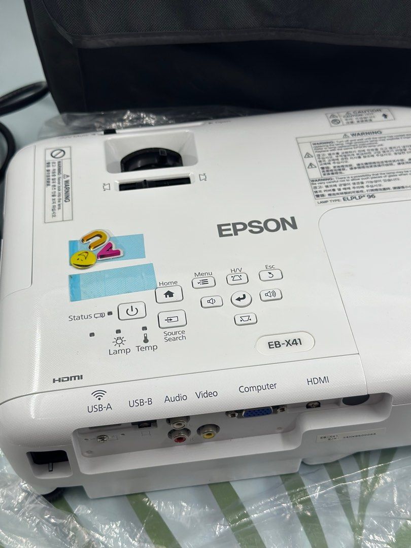 EPSON Latest 2022 Purchased Projector Model EB-X41 Complete with 3600 ...