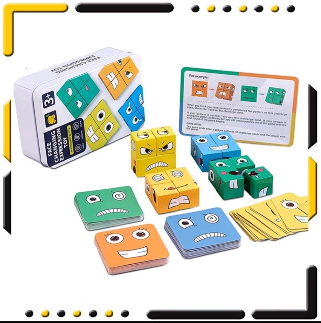 Face changing expression toy set, Hobbies & Toys, Toys & Games on Carousell