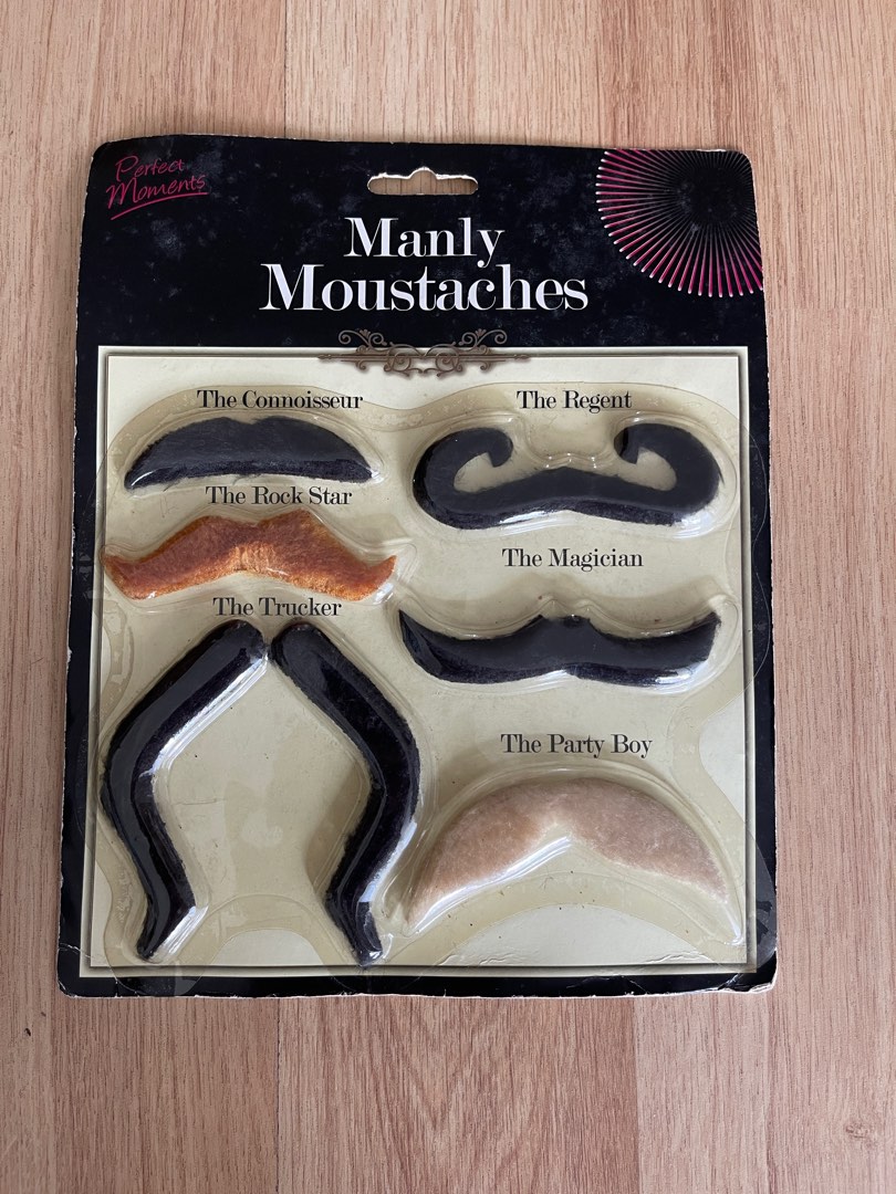 FAKE MOUSTACHE COSTUME HALLOWEEN, Hobbies & Toys, Stationery & Craft ...