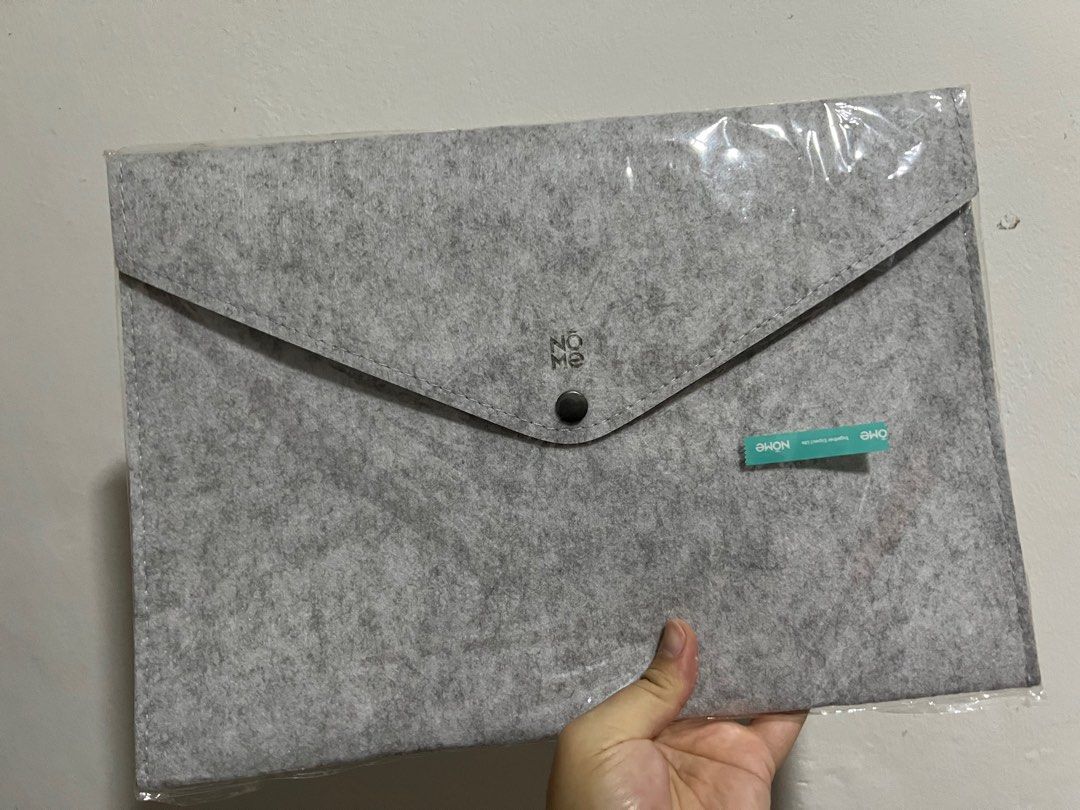 Felt folder/ A4 document bag/ organiser, Hobbies & Toys, Stationery ...