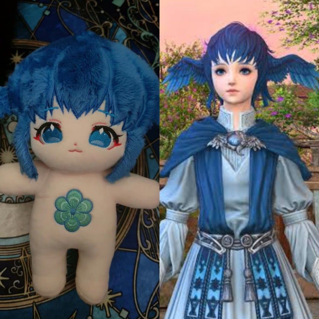 FFXIV Meteion 20cm Plush Doll FF14 Final Fantasy 14 Endwalker, Hobbies ...
