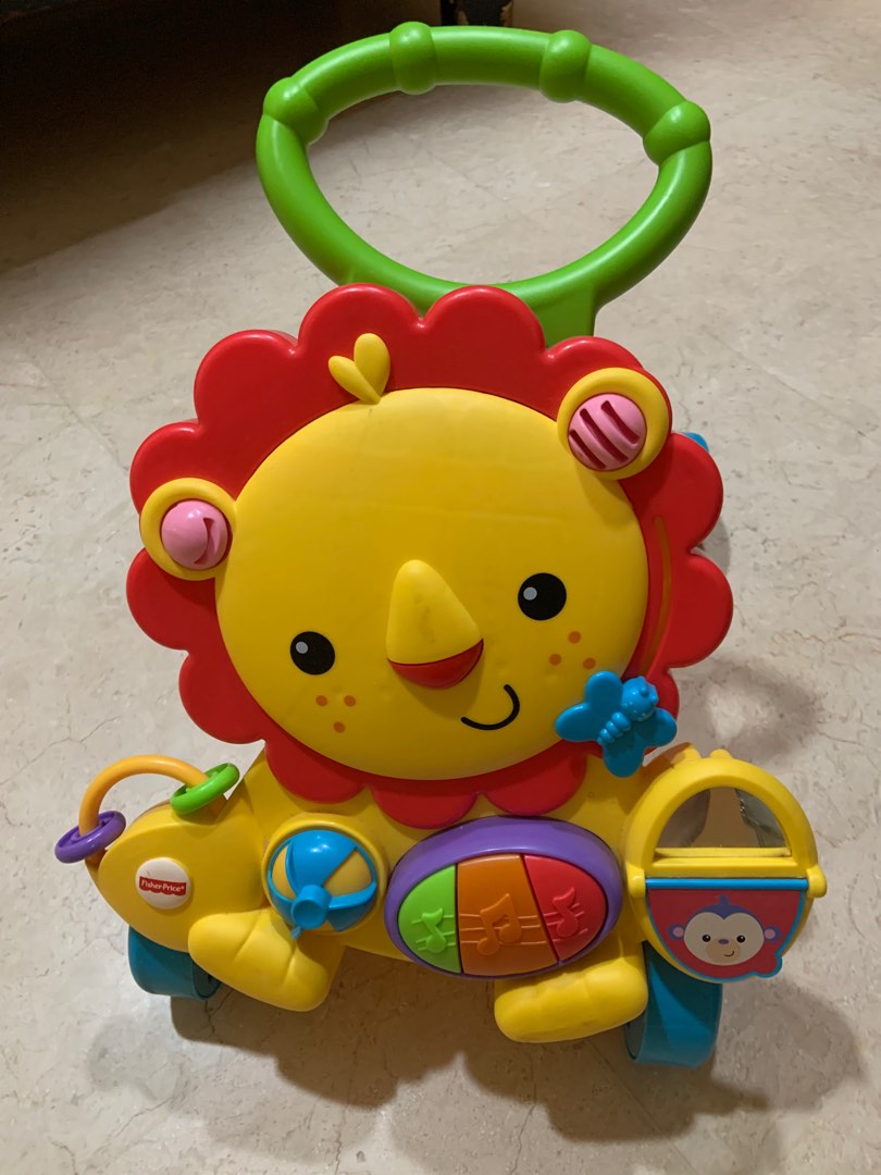 Fisher Price Lion Walker, Babies & Kids, Infant Playtime on Carousell