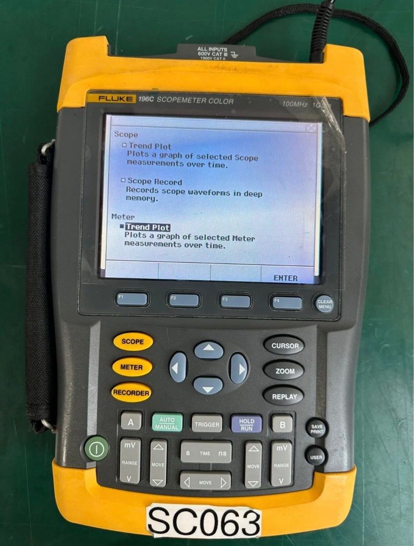 Fluke 196C ScopeMeter, Computers & Tech, Parts & Accessories, Other ...