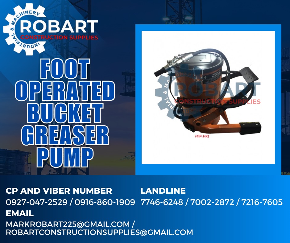 Foot Operated Bucket Greaser Pump, Commercial & Industrial ...