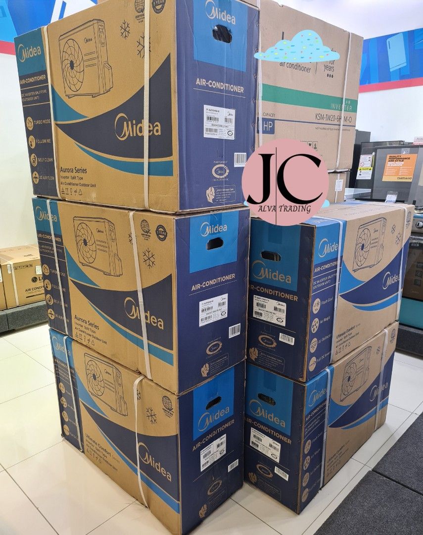 Free Installation! MIDEA Celest Inverter Airconditioner, TV & Home ...