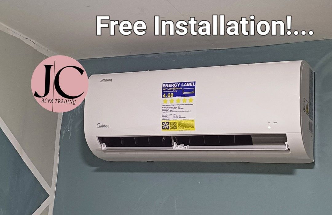 Free Installation! MIDEA Celest Inverter Airconditioner, TV & Home Appliances, Air Conditioning ...