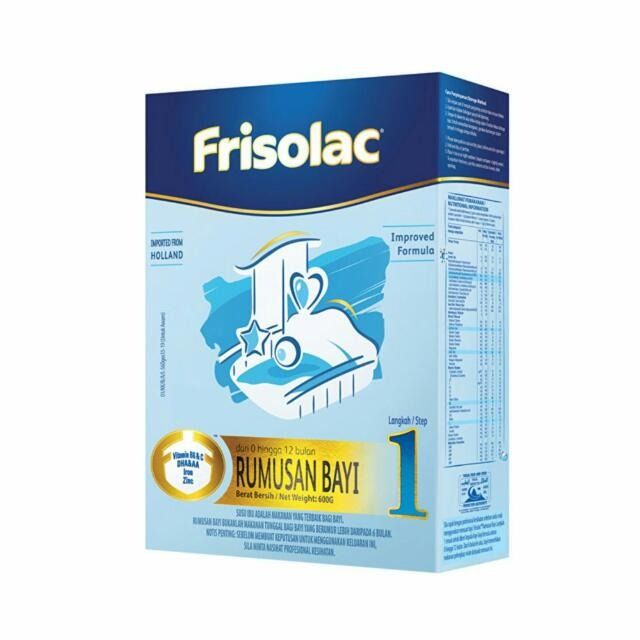 Frisolac Step 1 Infant Formula 600g, Babies & Kids, Nursing & Feeding ...