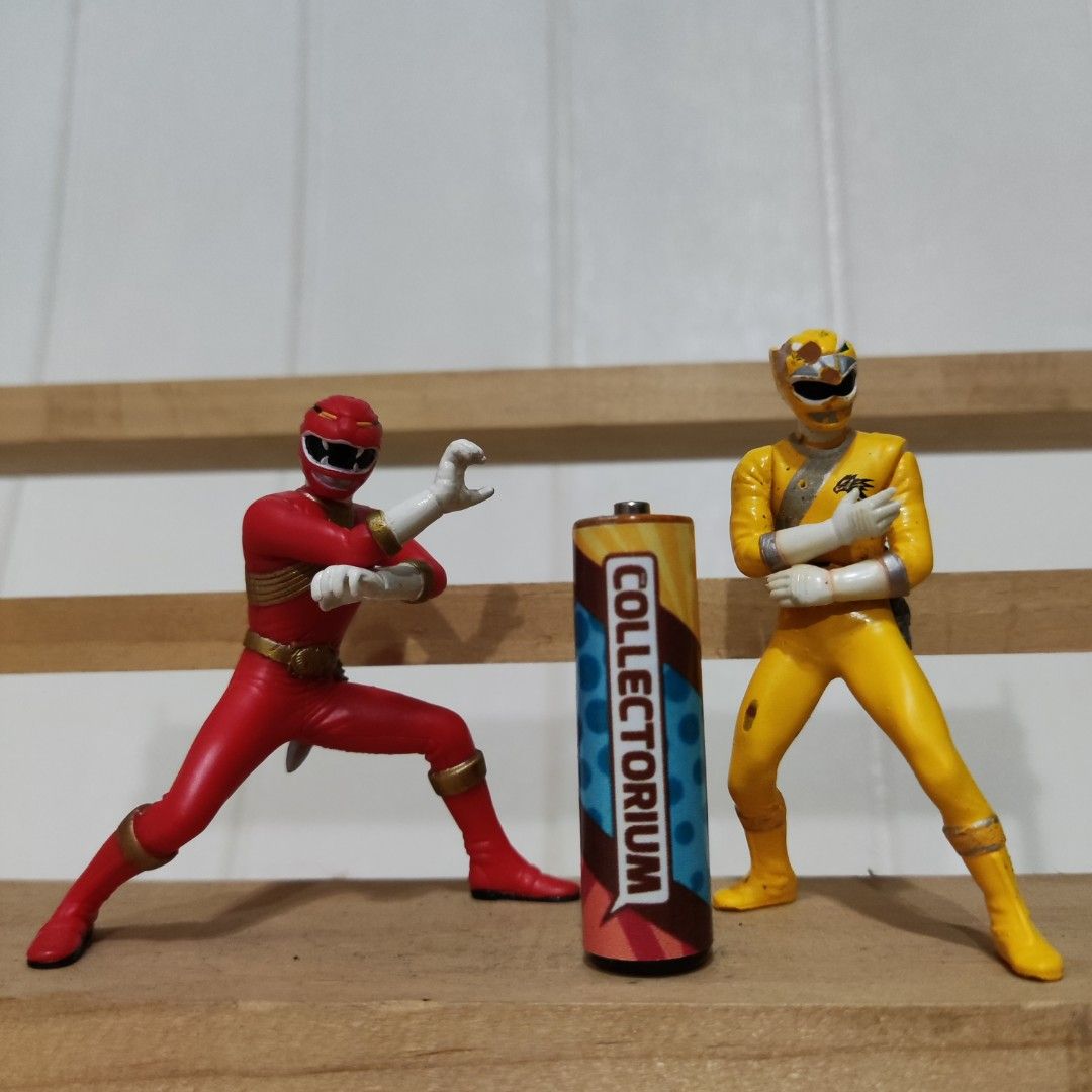 Gaoranger Gao Red Yellow Gashapon, Hobbies & Toys, Toys & Games on ...