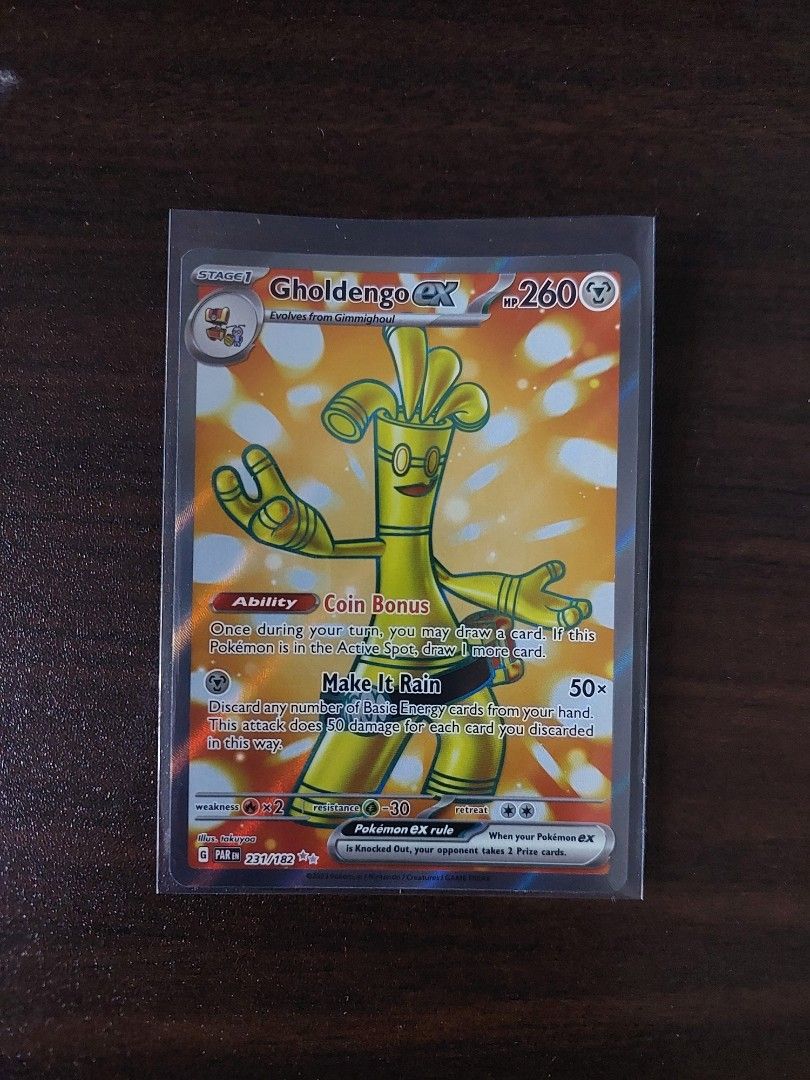GHOLDENGO EX FULL ART PARADOX RIFT POKEMON TCG CARDS NOT CHARIZARD ...