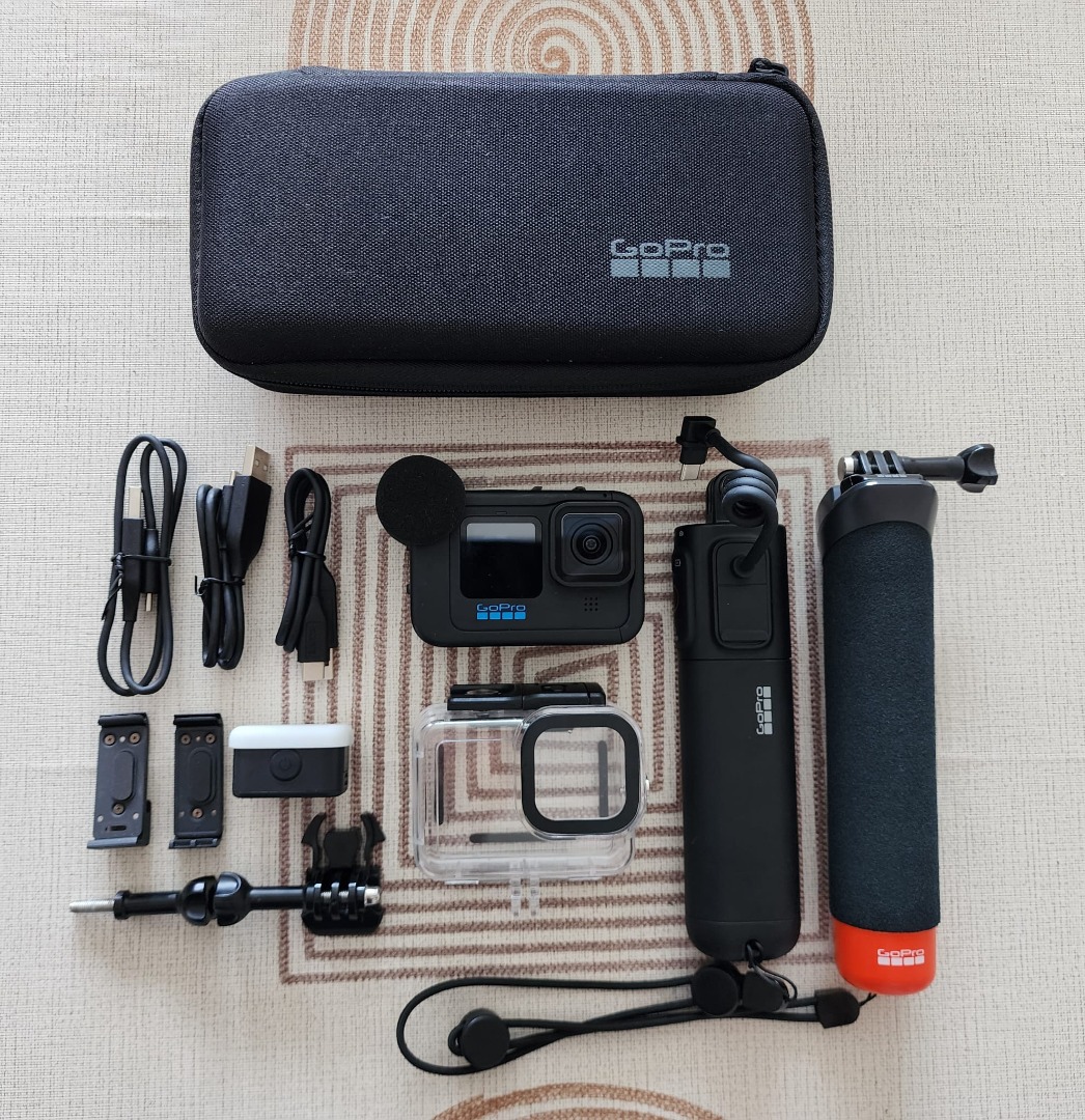GoPro Hero 10 with Creator Kit, Case and Accessories, Photography ...