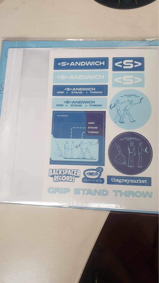 Grip Stand Throw - Sandwich, Hobbies & Toys, Music & Media, Vinyls on ...