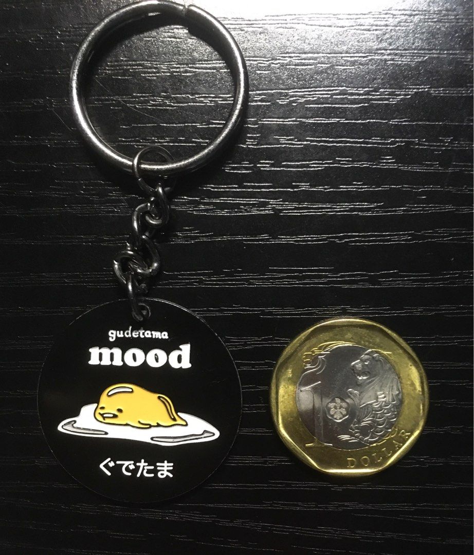 gudetama mood keychain, Hobbies & Toys, Toys & Games on Carousell