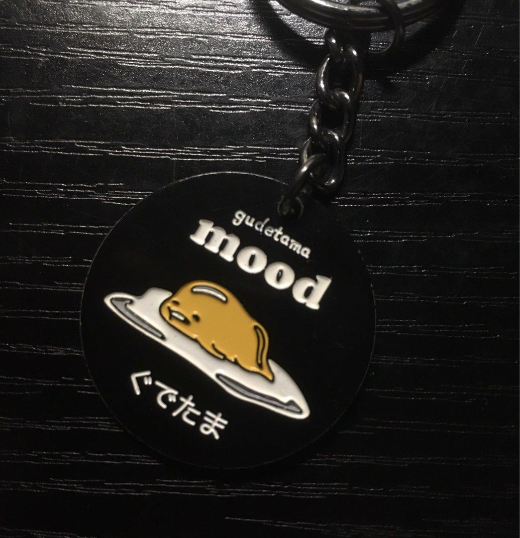 gudetama mood keychain, Hobbies & Toys, Toys & Games on Carousell