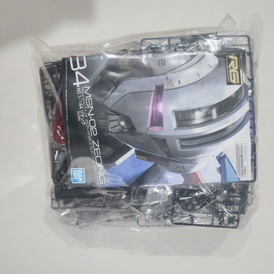 Gundam Base RG Zeong clear NO BOX, Hobbies & Toys, Toys & Games on ...
