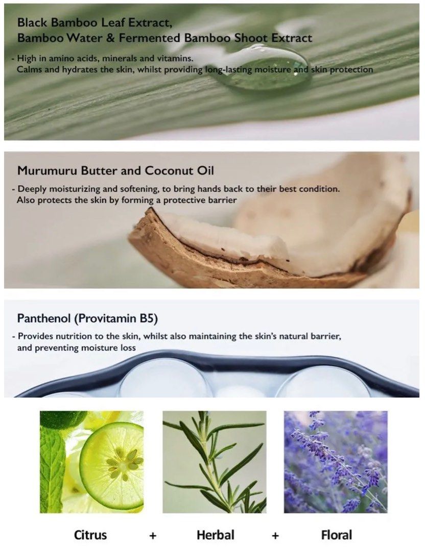 [HaruHaru Wonder] Black Bamboo Nourishing Calming Hand Cream 50ml ...