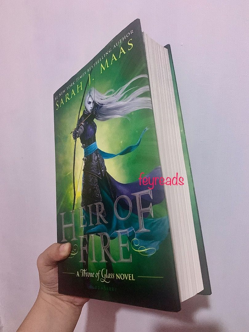 Heir Of Fire Original Covers Hardbound Sarah J Maas Hobbies And Toys