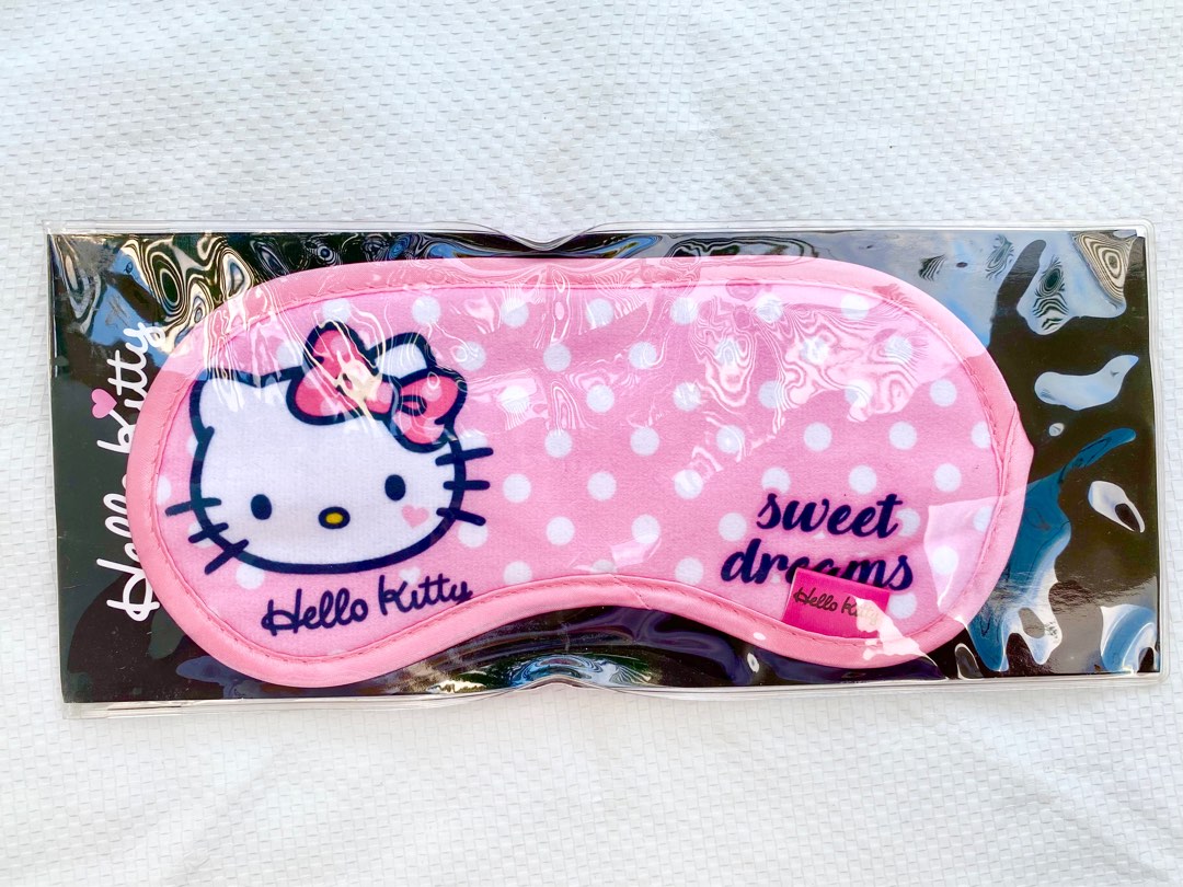 Hello Kitty Sleeping Eye Mask, Women's Fashion, Watches & Accessories ...