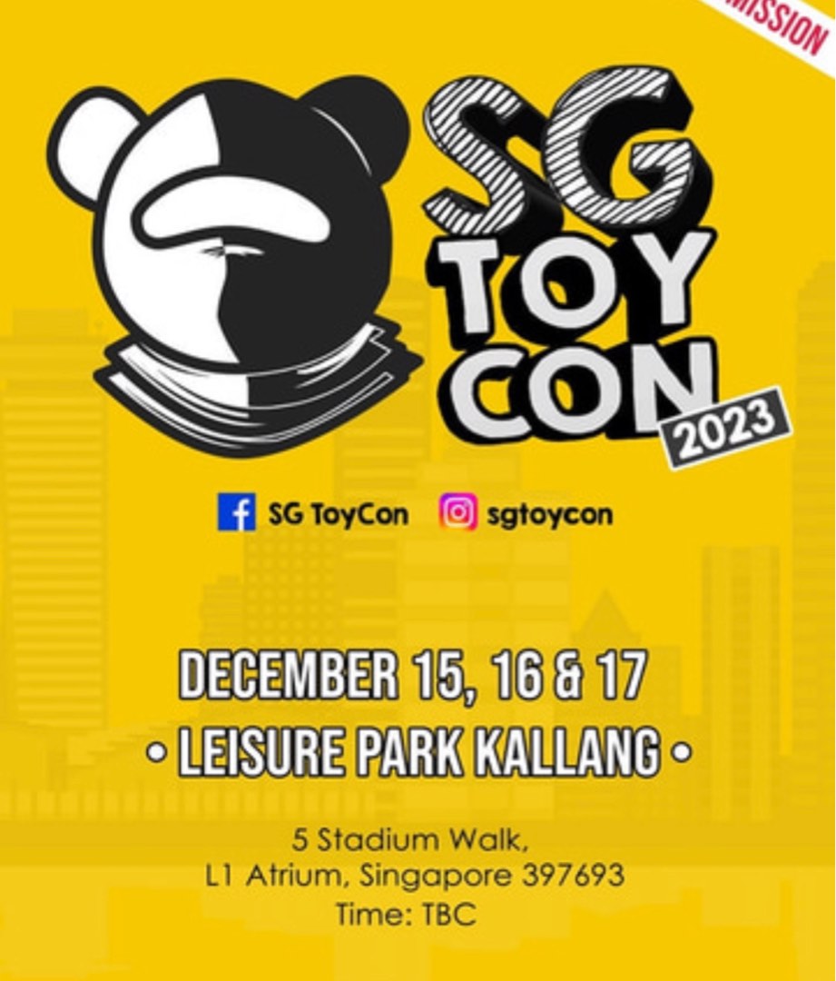 [HELPING YOU TO BUY WITH MY VIP PASS] SGToycon 2023 Masterpiece ...