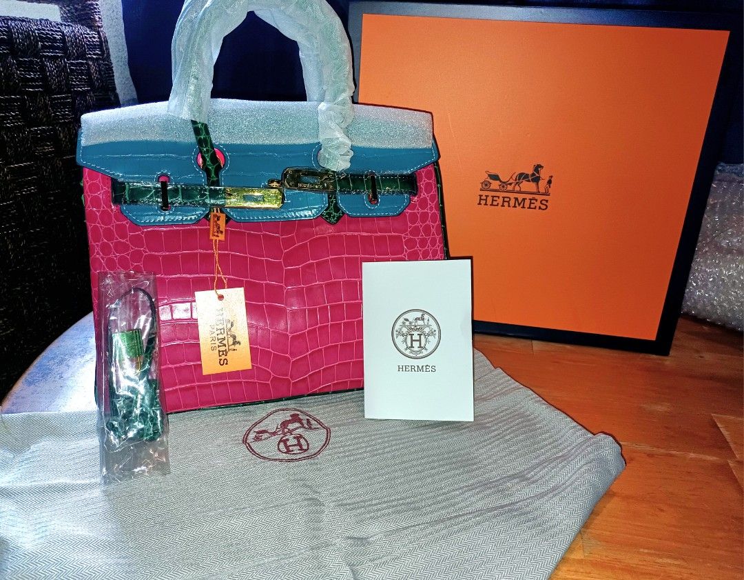 Hermes Birkin 30cm TriColor, Luxury, Bags & Wallets on Carousell