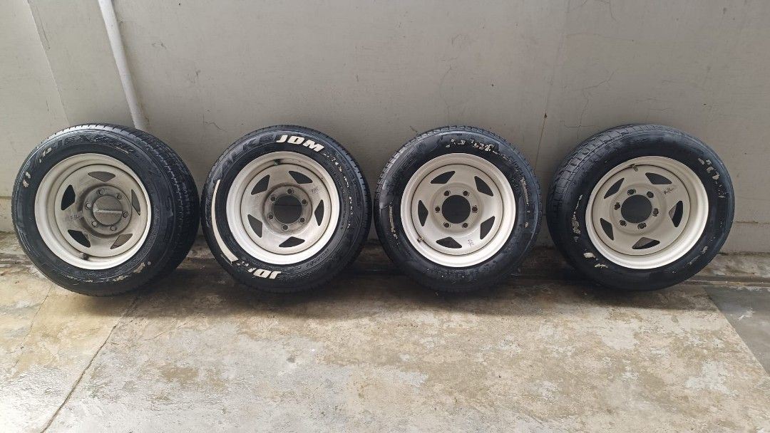 Hiace rim, Car Accessories, Tyres & Rims on Carousell