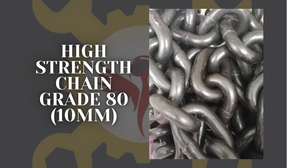 High Strength Chain Grade 80 (10mm), Commercial & Industrial ...