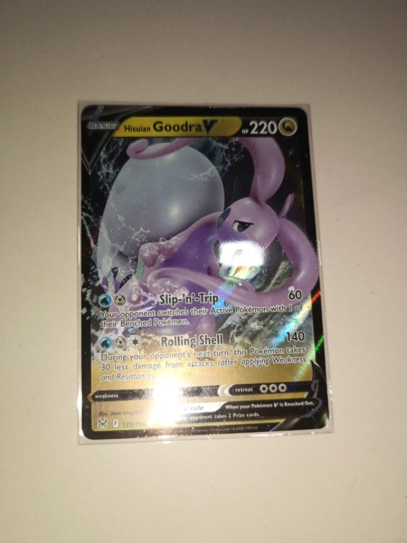 Hisuian Goodra V, Hobbies & Toys, Toys & Games on Carousell