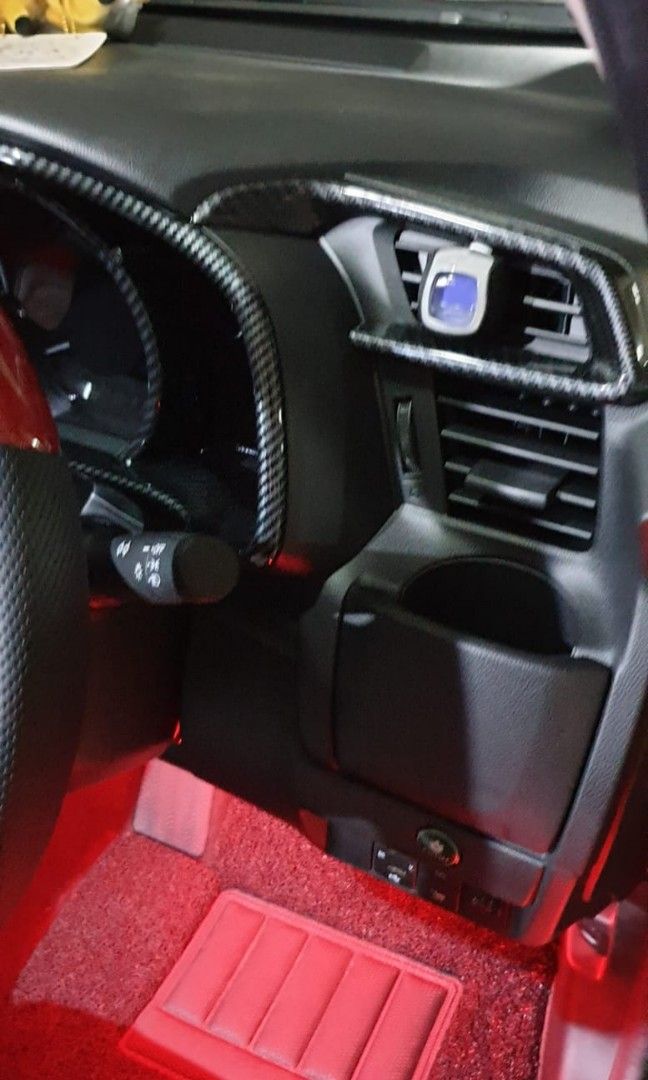 Honda fit jazz shuttle interior carbon fibre interior accessories, Car ...