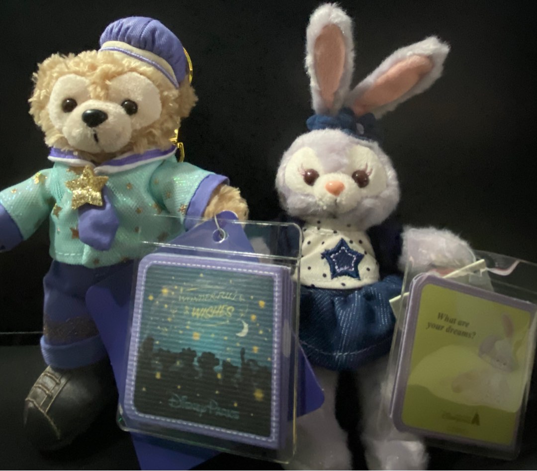 Hong Kong Disneyland Duffy and Friends Plush Keychain | Duffy Disney100 ...