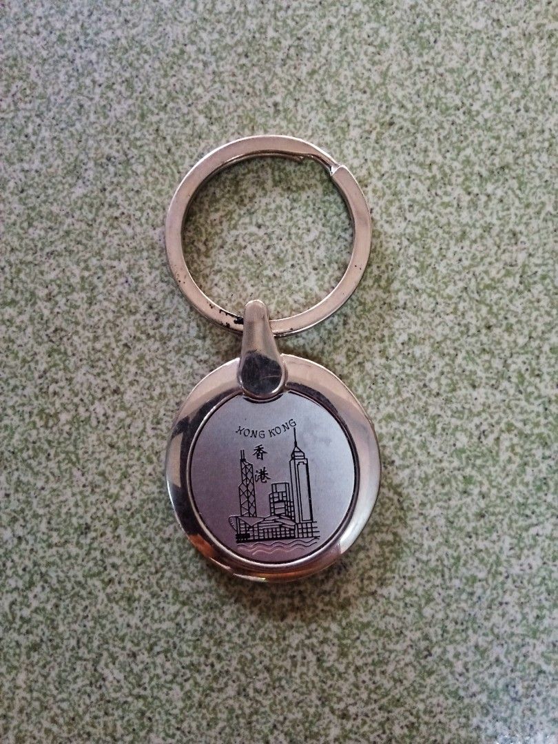 Hong Kong Metal Keychain. Rantai Kunci Besi Hong Kong., Hobbies & Toys ...