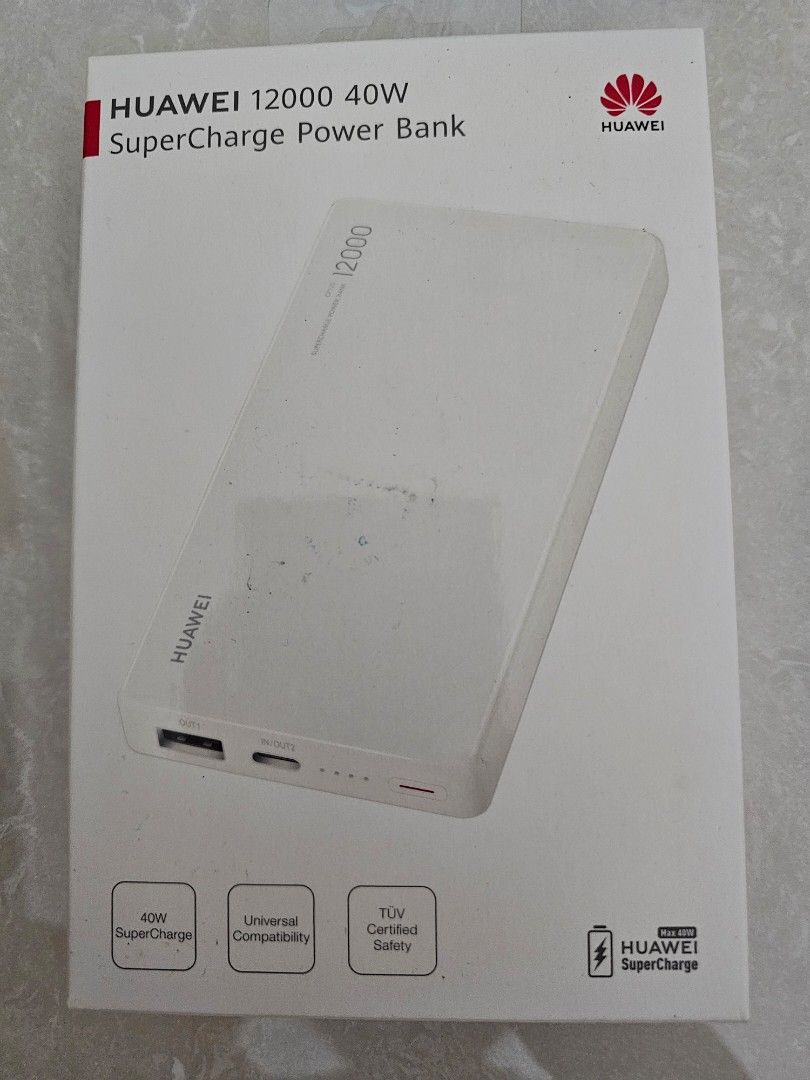 Huawei 12000 40W supercharge power bank, Mobile Phones & Gadgets ...