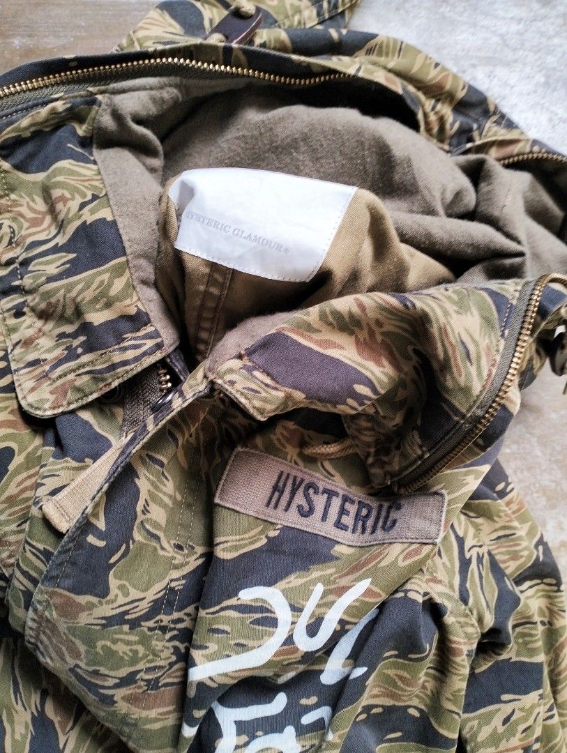 Hysteric glamour X peanut X tiger stripe, Men's Fashion, Coats, Jackets ...