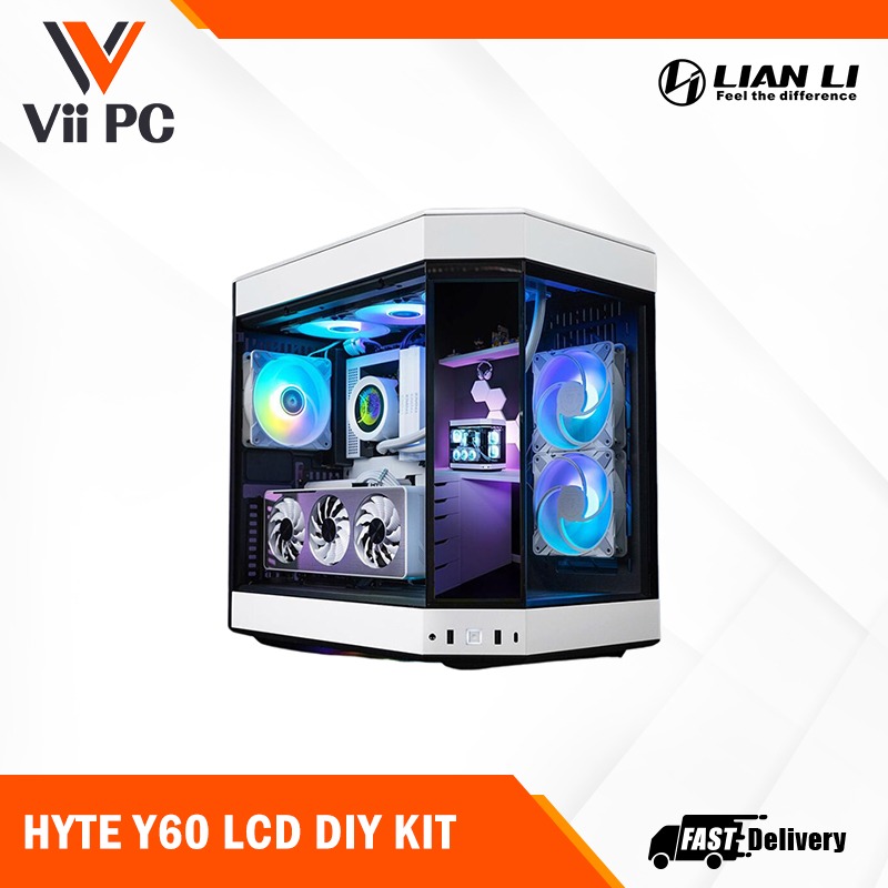 HYTE Y60 LCD DIY KIT - High Resolutions Vertically Long LCD Display/Panoramic Glass Replacement ...