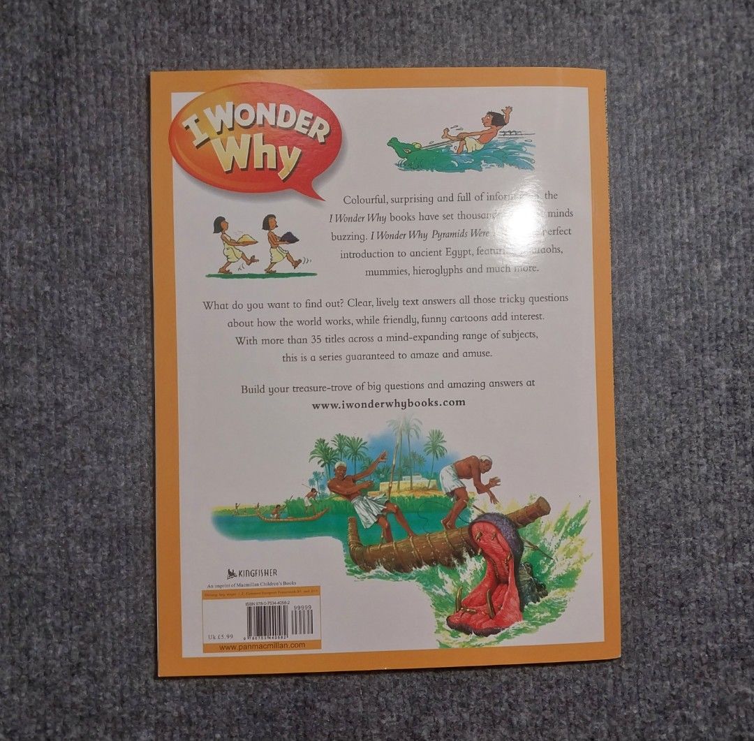 I WONDER WHY PYRAMIDS WERE BUILT: And Other Questions About Ancient ...