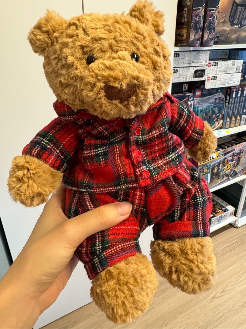 [IN STOCK] BNWT Jellycat Bartholomew Bear Bedtime, Hobbies & Toys, Toys ...