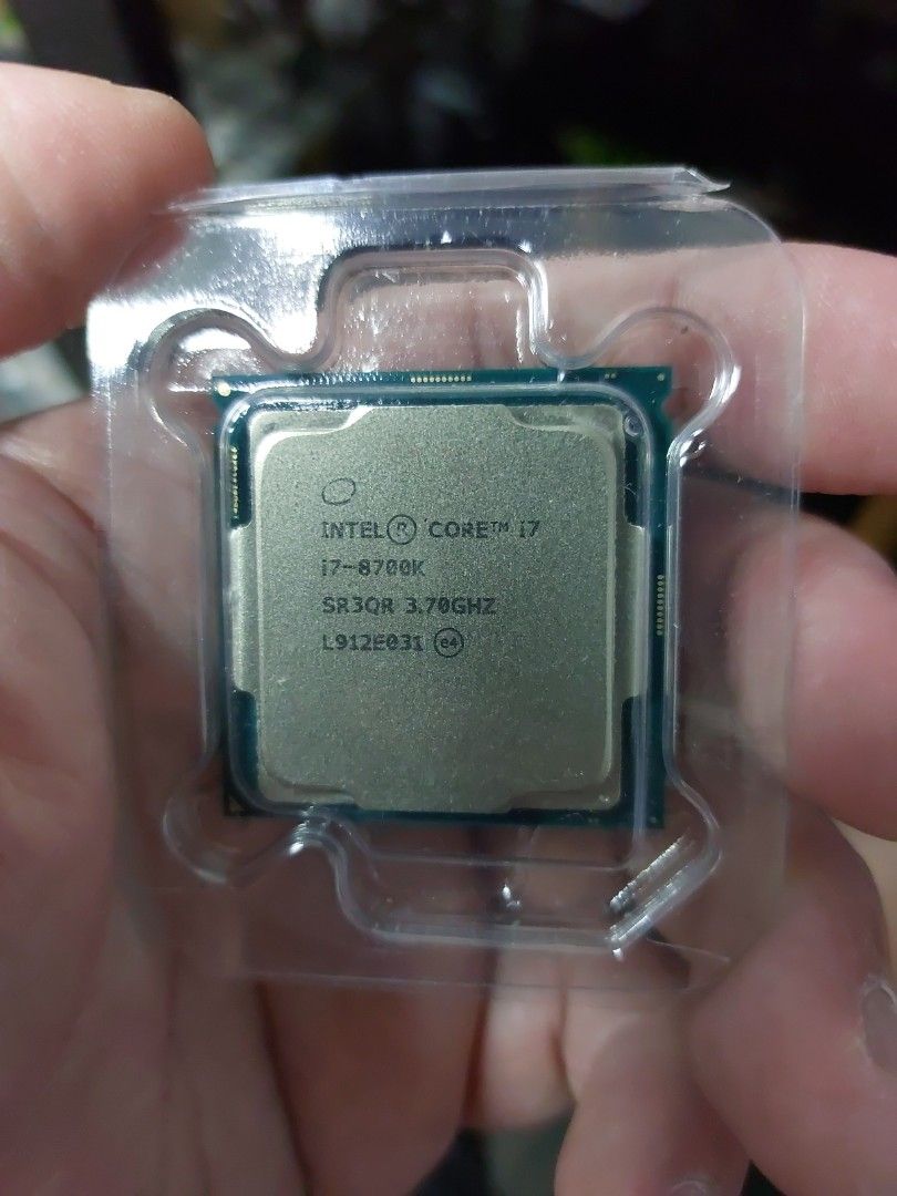 Intel i7 8700K processor, Computers & Tech, Parts & Accessories ...