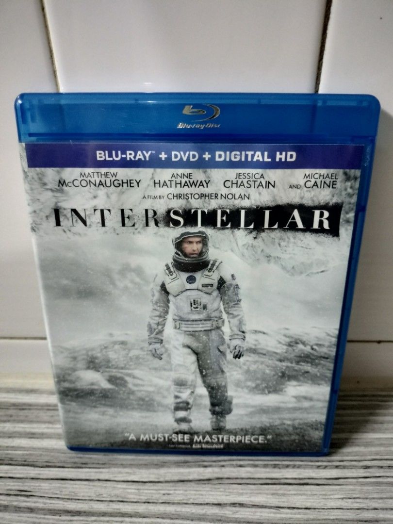 "Interstellar" Blu Ray + DVD, Hobbies & Toys, Music & Media, CDs & DVDs on Carousell