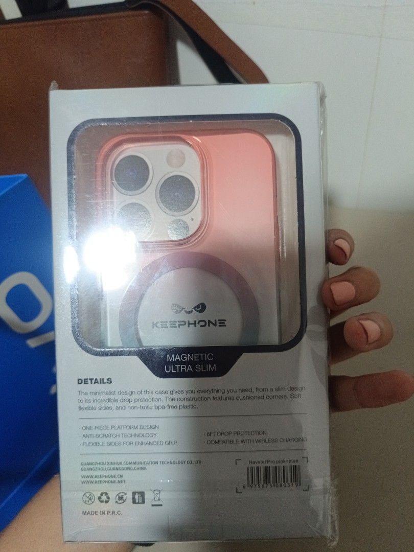 Ip 14 Pro Pink + Blue Casing, Mobile Phones & Gadgets, Mobile & Gadget ...