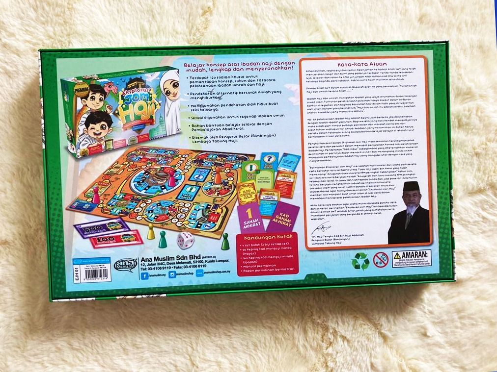 ISLAMIC BOARD GAME: EKSPLORASI JOM HAJI/ HAJI BOARD GAME, Hobbies ...