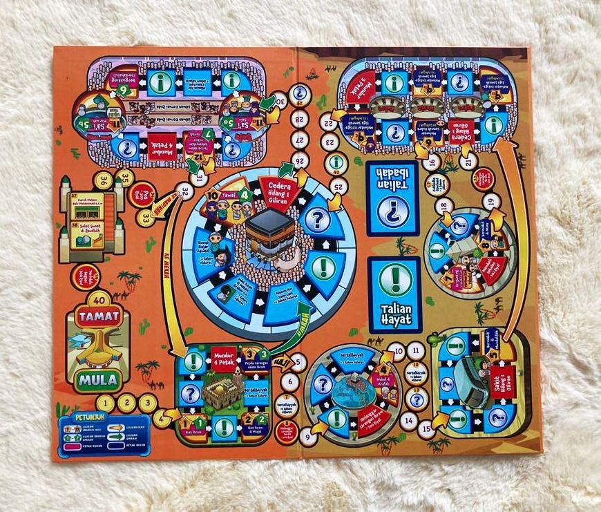 ISLAMIC BOARD GAME: EKSPLORASI JOM HAJI/ HAJI BOARD GAME, Hobbies ...
