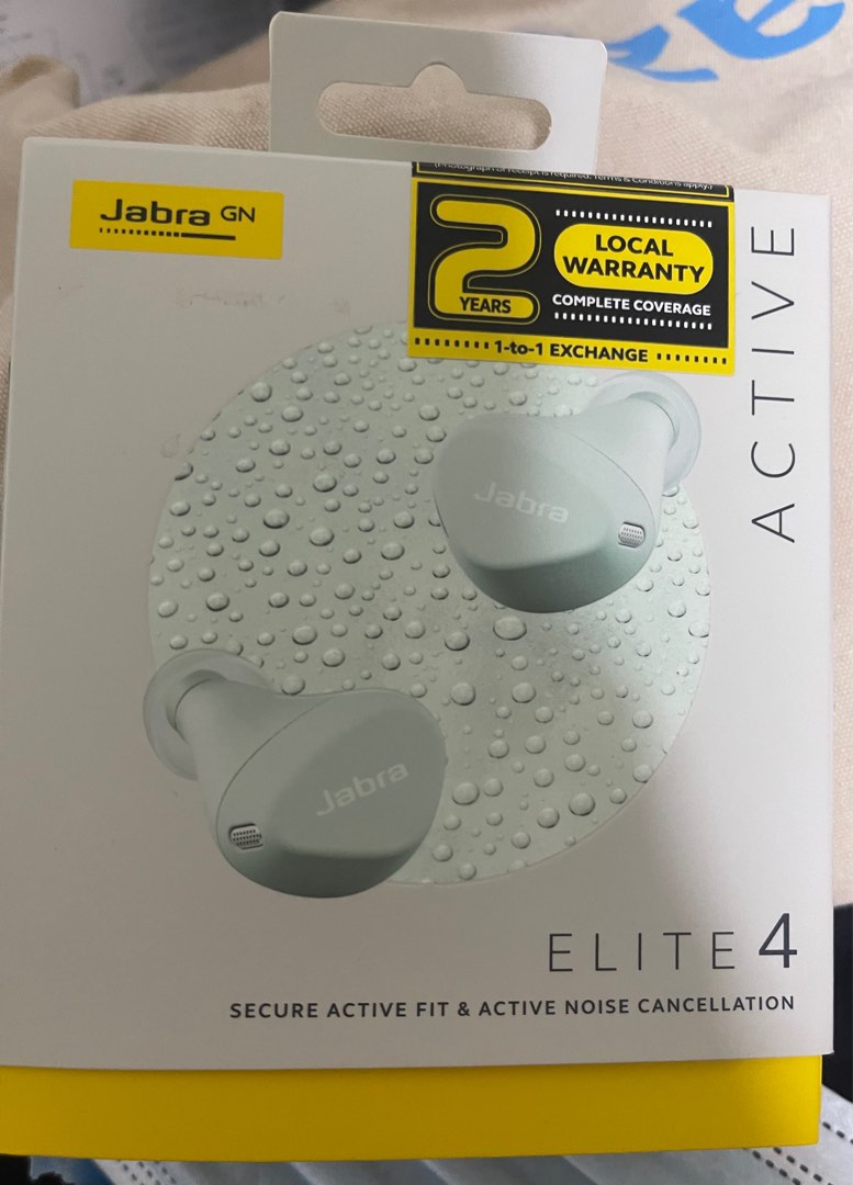 Jabra Elite 4 Active Mint Audio Earphones On Carousell