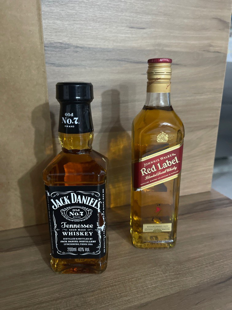 Jack Daniel’s Johnnie walker red, Food & Drinks, Alcoholic Beverages on ...