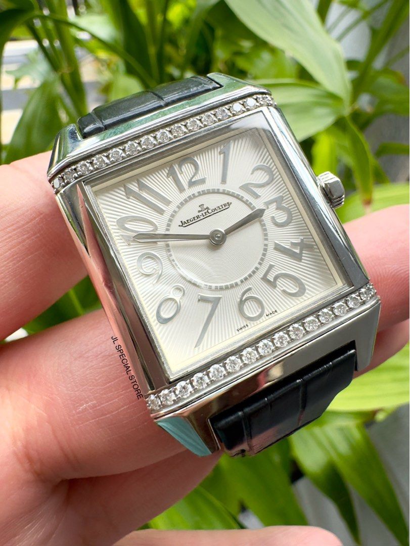 Jaeger LeCoultre Reverso Squadra Diamond, Luxury, Watches on Carousell