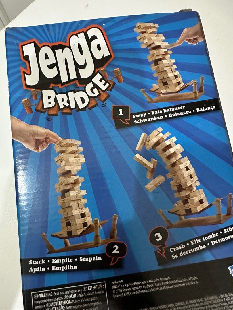 Jenga Bridge + UNO Family Games, Hobbies & Toys, Toys & Games on Carousell