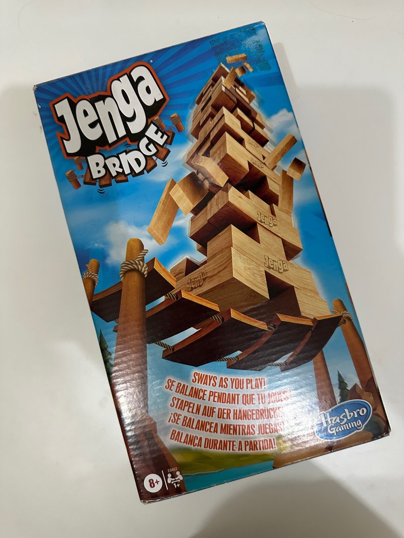 Jenga Bridge + UNO Family Games, Hobbies & Toys, Toys & Games on Carousell