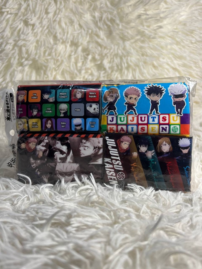 Jujutsu Kaisen - Bandai Pocket Tissue [Official Merch], Hobbies & Toys ...