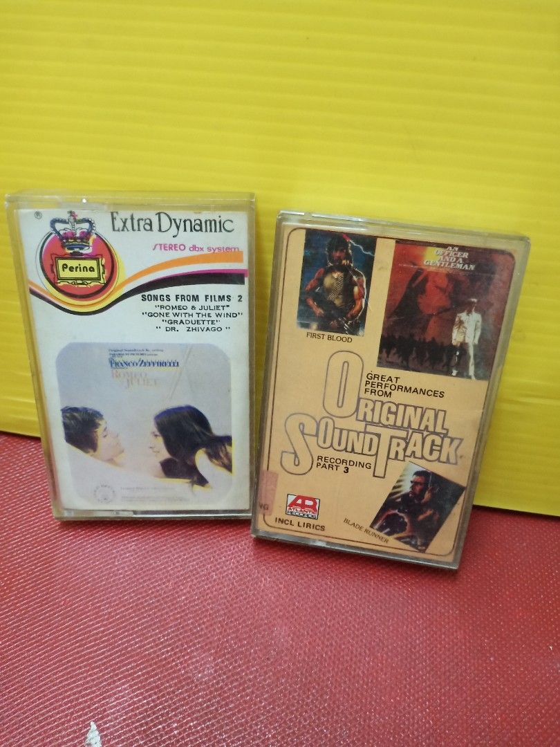 Kaset songs from films, Musik & Media, CD, DVD & Lainnya di Carousell
