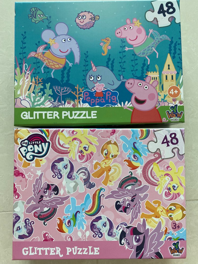 Peppa pig, My Little Pony jigsaw puzzles, Hobbies & Toys, Toys & Games ...
