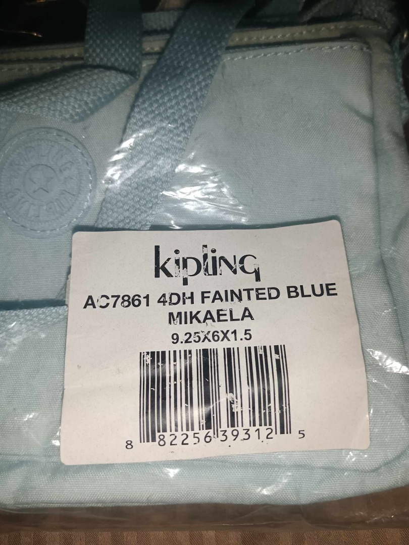 KIPLING FAINTED BLUE MIKAELA, Women's Fashion, Bags & Wallets, Cross-body Bags on Carousell